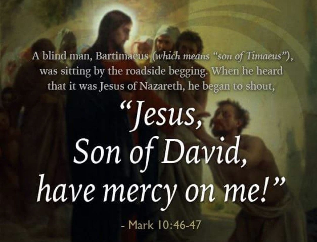 Seeing and believing as Jesus passes by (Mark 10; Pentecost 22B) – An ...