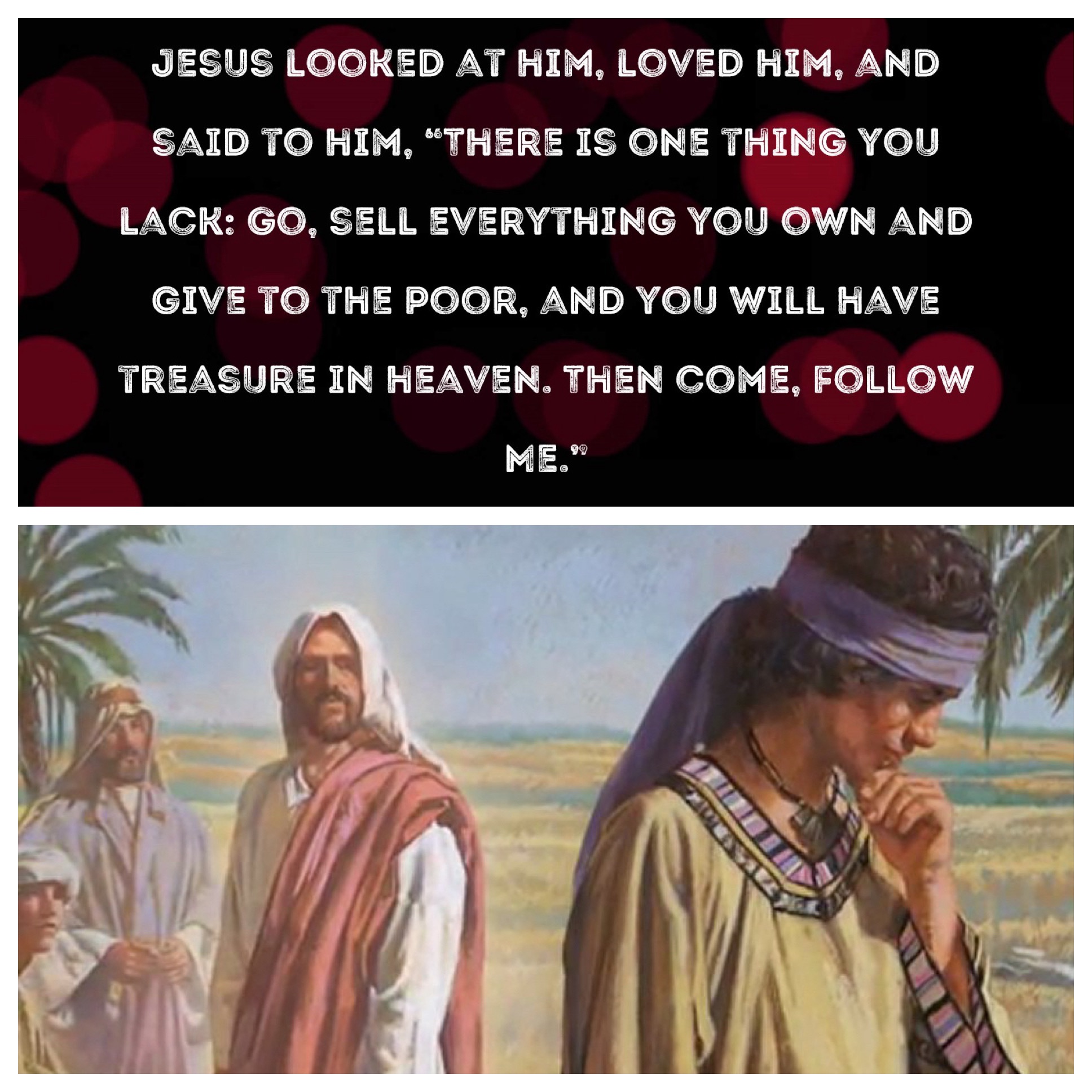 You lack one thing: Jesus and a rich man (Mark 10; Narrative Lectionary ...