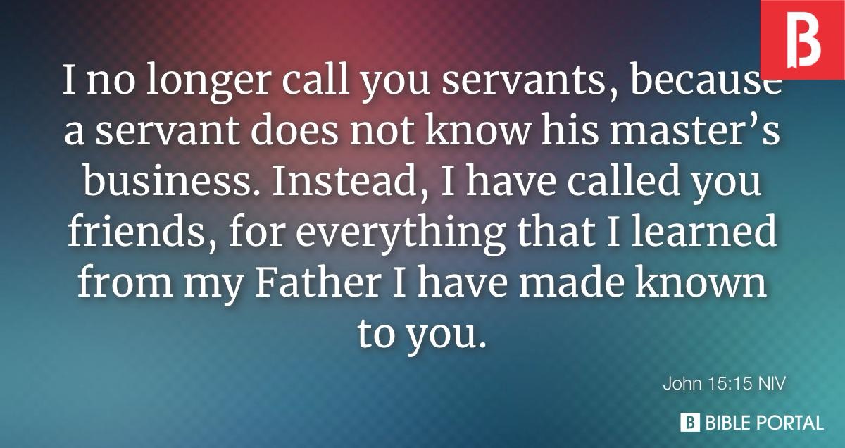 Abiding in love (John 15; Easter 6B) – An Informed Faith