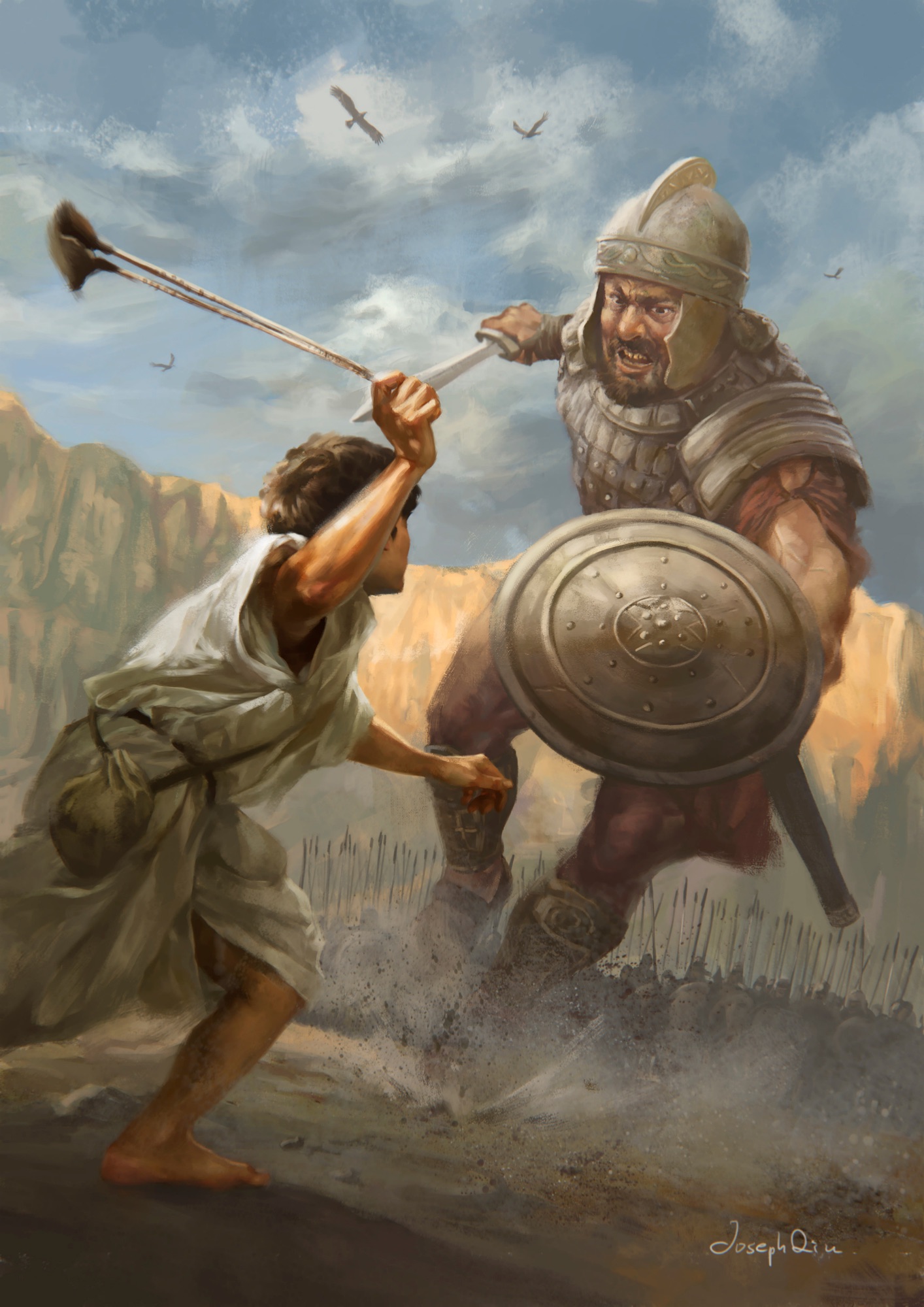 Diminutive David and the giant Goliath (1 Sam 17; Pentecost 5B) – An ...