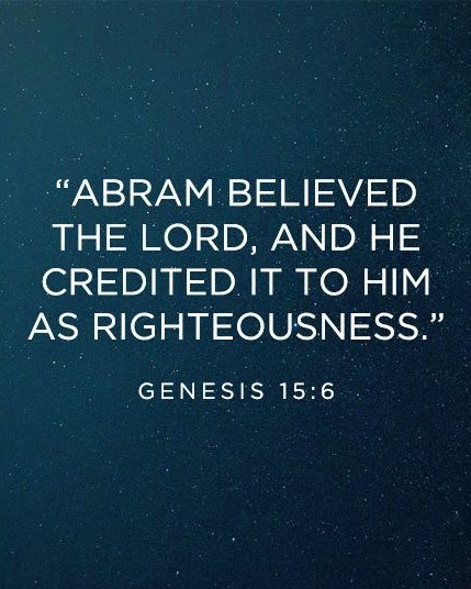 Look toward heaven and count the stars … so shall your descendants be ...