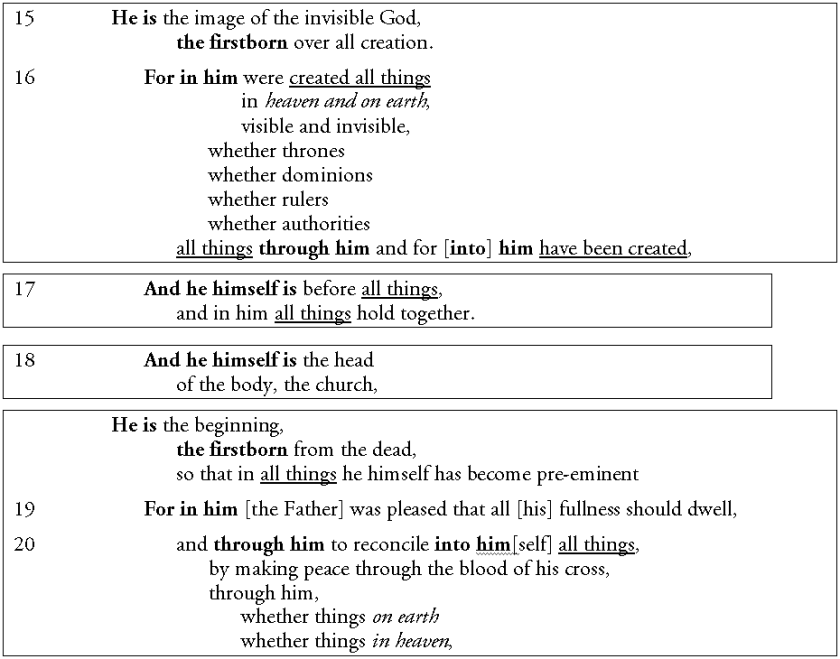 Image of the invisible God, firstborn of creation (Pentecost 6C; Col 1 ...